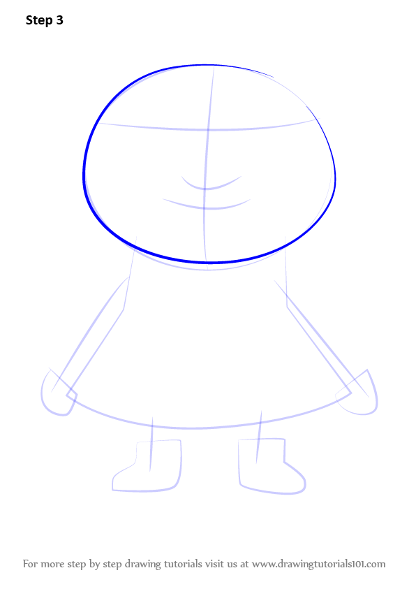 Step by Step How to Draw Sputnik from Astroblast! : DrawingTutorials101.com