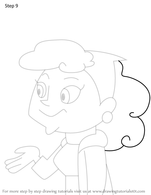 How to Draw Bea from Atomic Betty (Atomic Betty) Step by Step ...