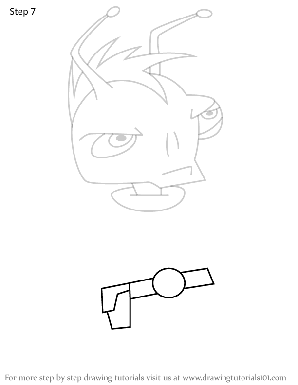 How to Draw Boltar from Atomic Betty (Atomic Betty) Step by Step ...