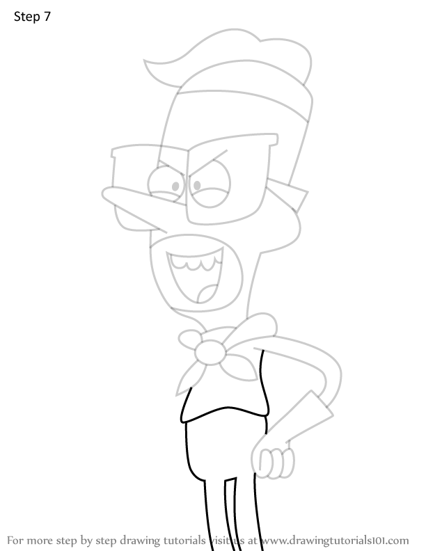 How to Draw Absorbo-Lad from Atomic Puppet (Atomic Puppet) Step by Step ...
