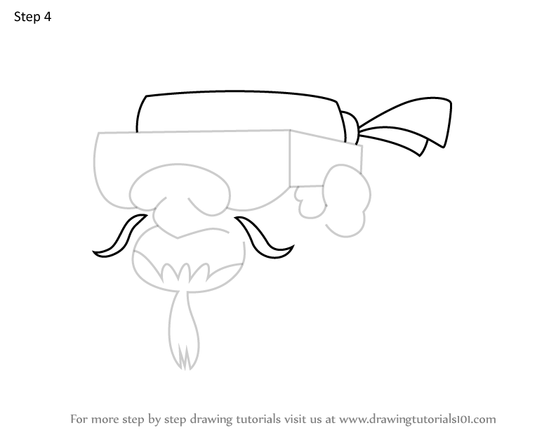 How to Draw Master Sensei from Atomic Puppet (Atomic Puppet) Step by ...