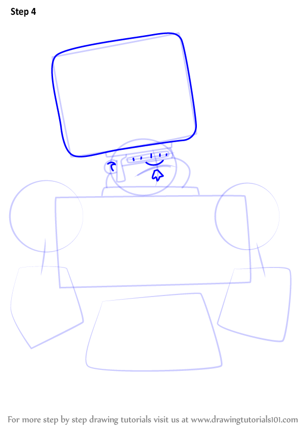 How to Draw Robo-Ron from Atomic Puppet (Atomic Puppet) Step by Step ...