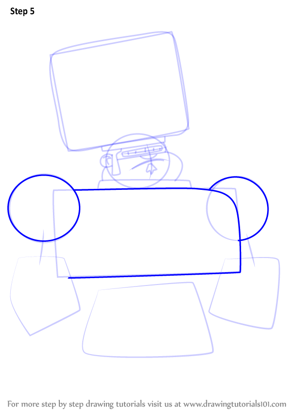 How to Draw Robo-Ron from Atomic Puppet (Atomic Puppet) Step by Step ...