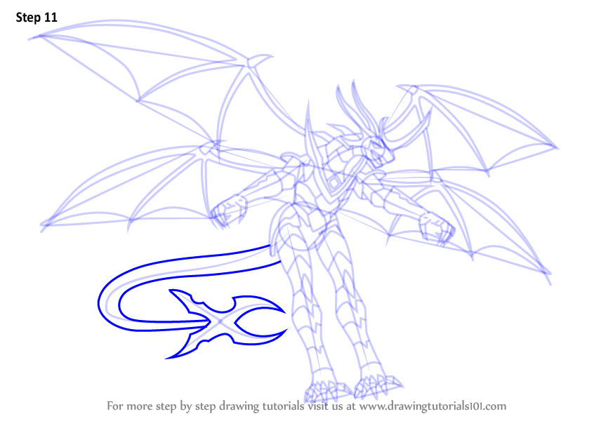 How to Draw Lumino Dragonoid from Bakugan Battle Brawlers (Bakugan ...