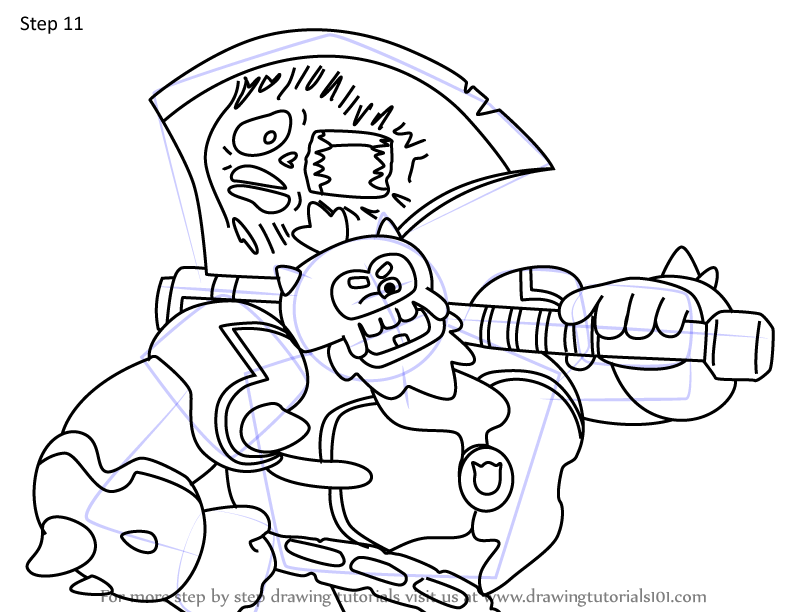 How to Draw Bozark from Battle Kitty (Battle Kitty) Step by Step ...