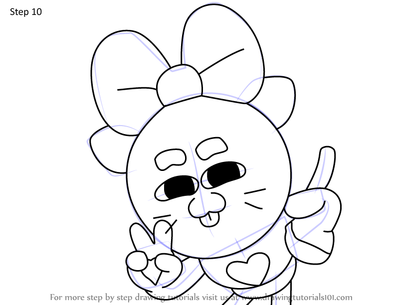 How to Draw Kitty from Battle Kitty (Battle Kitty) Step by Step ...