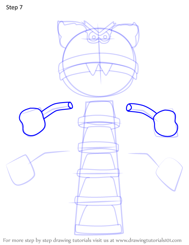 How to Draw Spicy Ice Monster from Battle Kitty (Battle Kitty) Step by ...