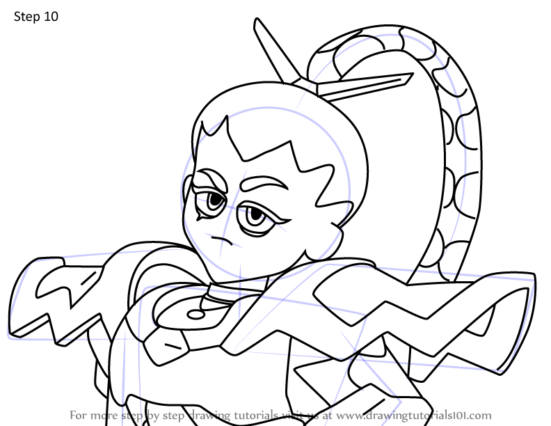 How to Draw ZaZa Royale from Battle Kitty (Battle Kitty) Step by Step ...