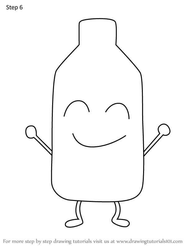 How to Draw Bottle from Battle for Dream Island (Battle for Dream ...