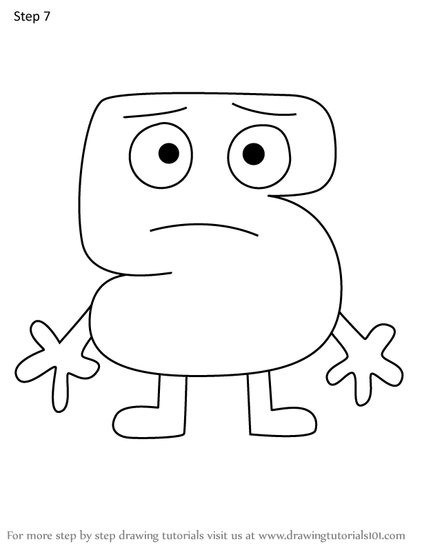 How to Draw Five from Battle for Dream Island (Battle for Dream Island ...