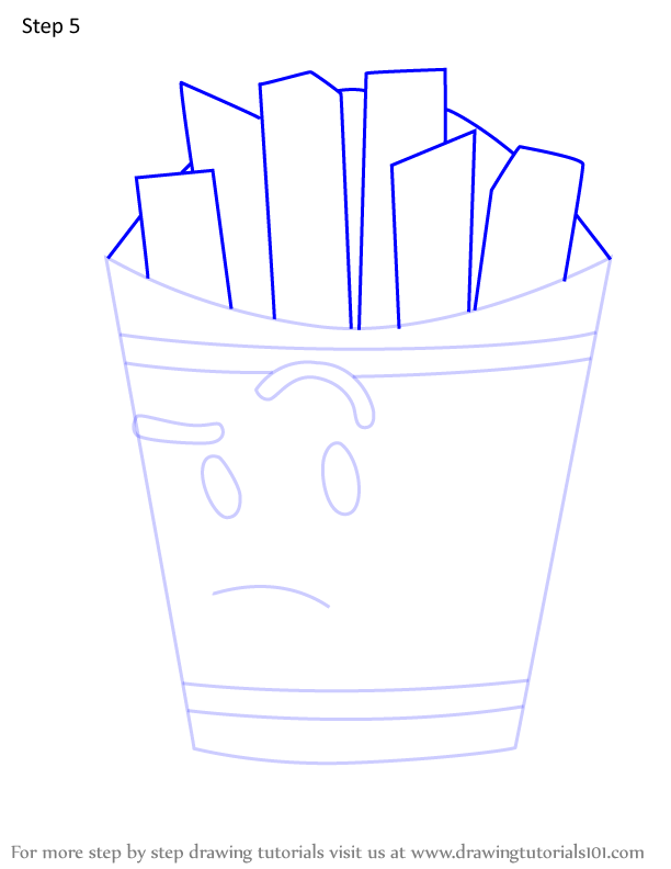 How to Draw Fries from Battle for Dream Island (Battle for Dream Island ...