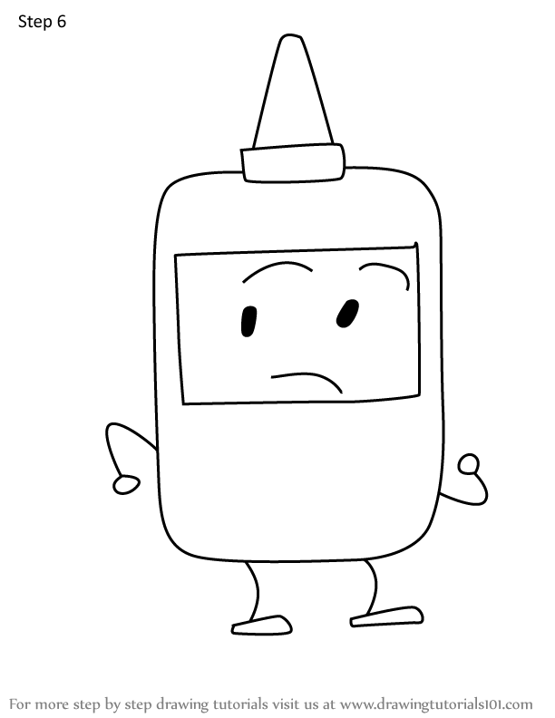 How to Draw Glue from Battle for Dream Island (Battle for Dream Island ...