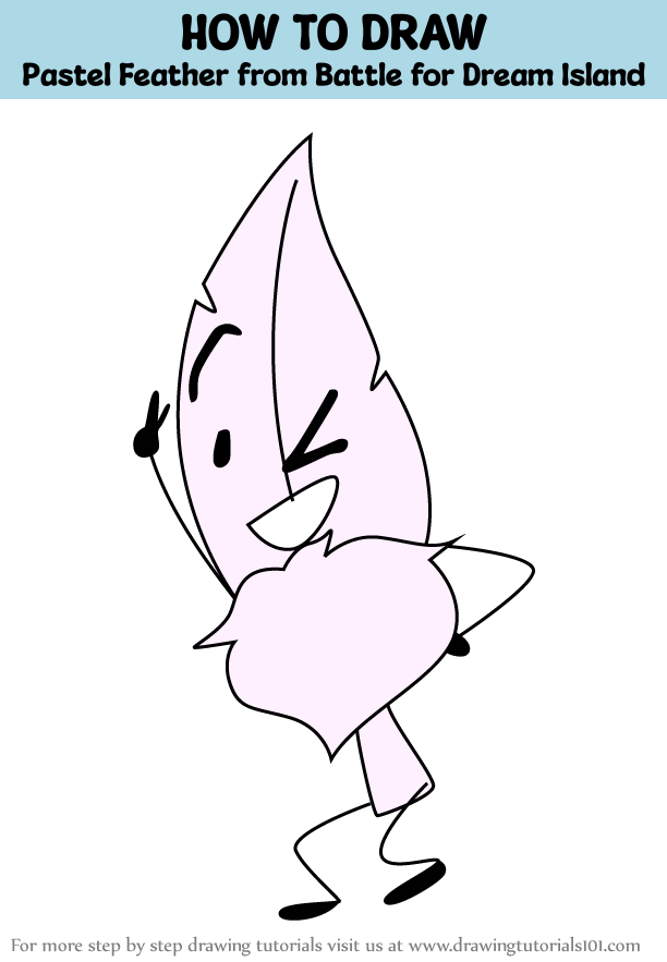 How to Draw Pastel Feather from Battle for Dream Island (Battle for ...