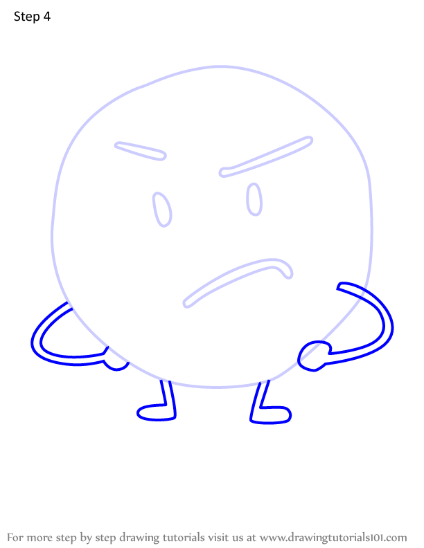 How to Draw Snowball from Battle for Dream Island (Battle for Dream ...