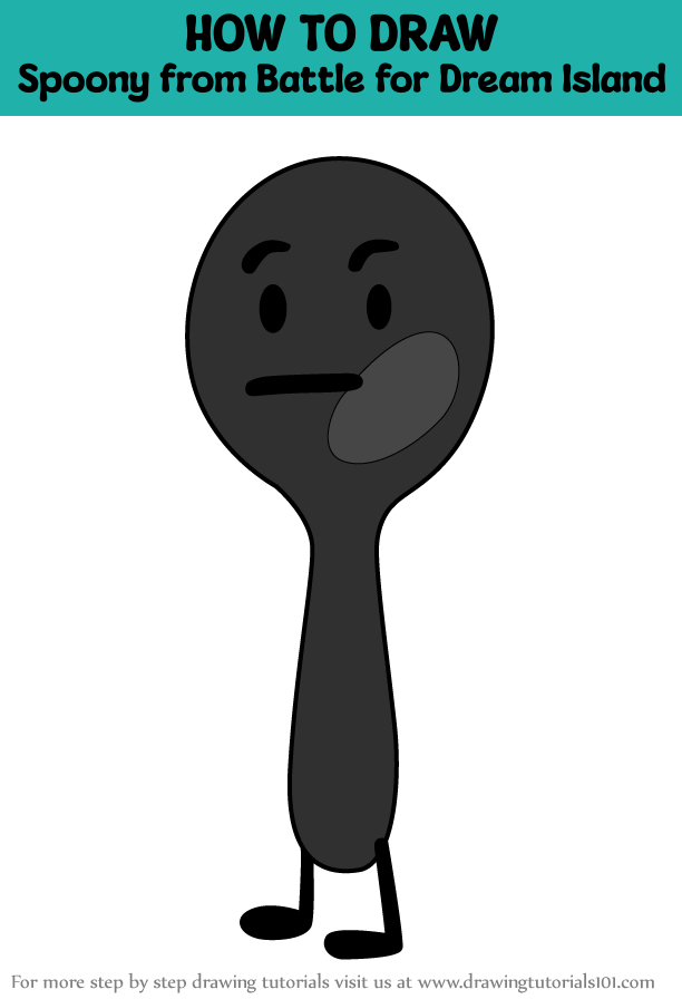How to Draw Spoony from Battle for Dream Island (Battle for Dream ...