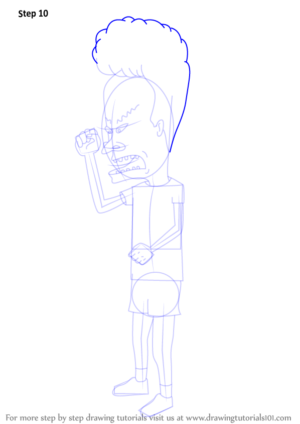 How to Draw Beavis from Beavis and Butt-Head (Beavis and Butt-Head) Step by Step ...