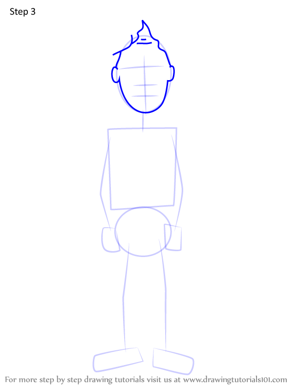 How to Draw David Van Driessen from Beavis and Butt-Head (Beavis and Butt-Head) Step by Step ...