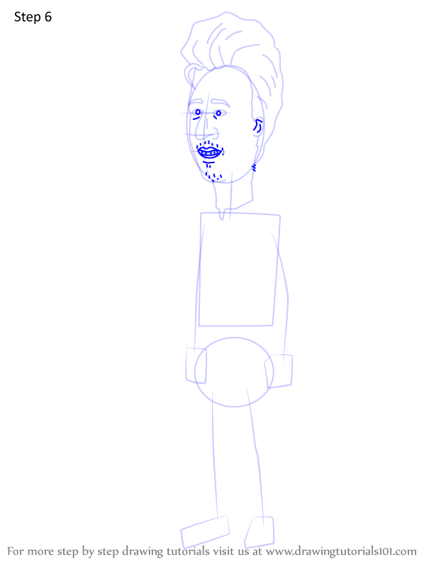 How to Draw Keith from Beavis and Butt-Head (Beavis and Butt-Head) Step by Step ...
