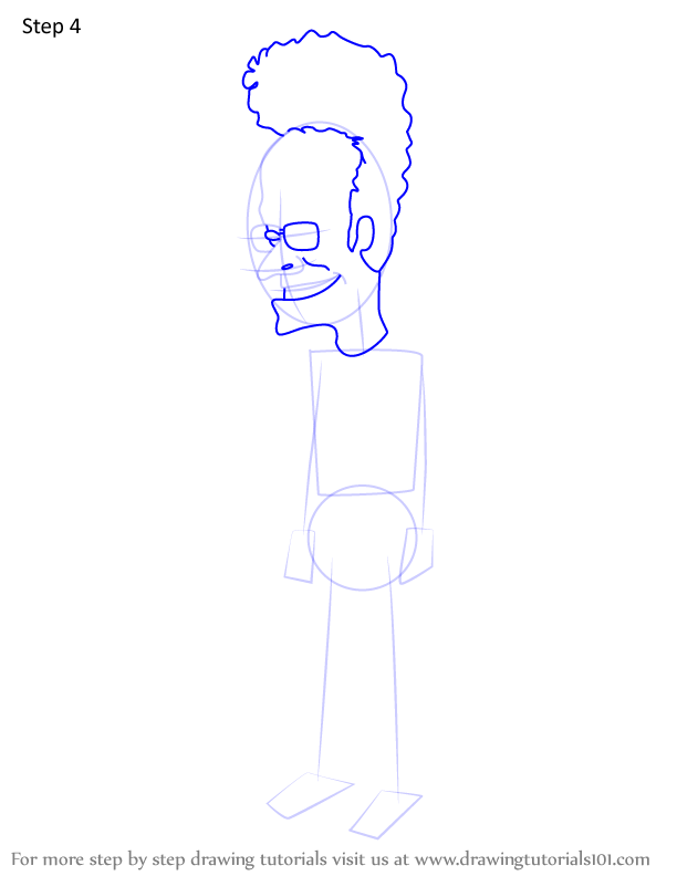How to Draw Old Beavis from Beavis and Butt-Head (Beavis and Butt-Head) Step by Step ...