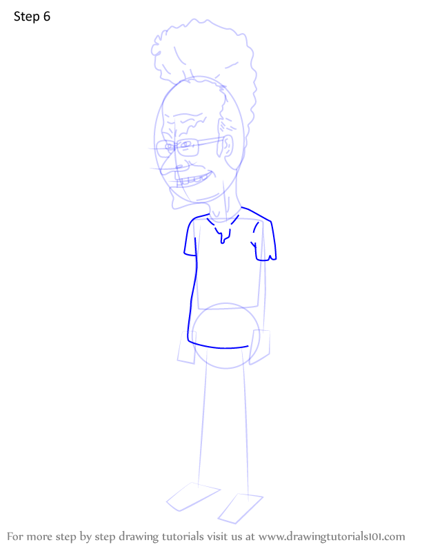 How to Draw Old Beavis from Beavis and Butt-Head (Beavis and Butt-Head) Step by Step ...