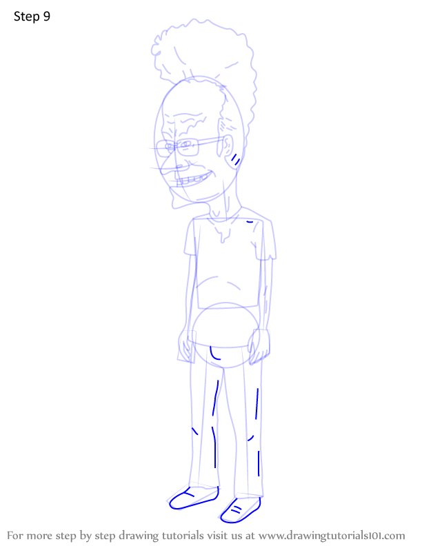 How to Draw Old Beavis from Beavis and Butt-Head (Beavis and Butt-Head) Step by Step ...
