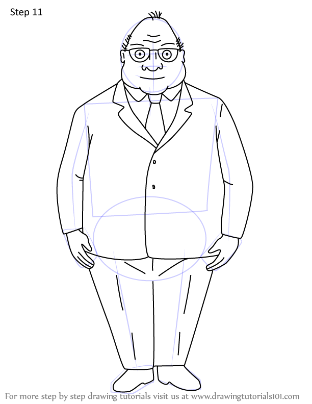 How to Draw Principal McVicker from Beavis and Butt-Head (Beavis and ...