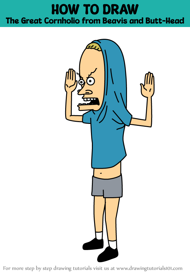 How to Draw The Great Cornholio from Beavis and Butt-Head (Beavis and Butt-Head) Step by Step ...