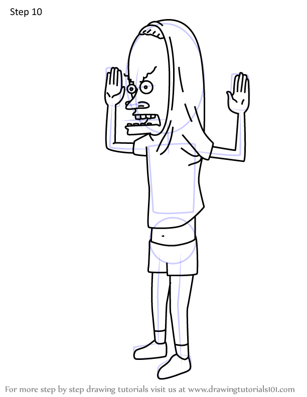 How to Draw The Great Cornholio from Beavis and Butt-Head (Beavis and Butt-Head) Step by Step ...