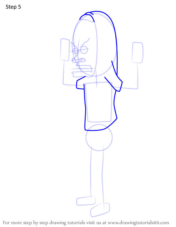 How to Draw The Great Cornholio from Beavis and Butt-Head (Beavis and Butt-Head) Step by Step ...