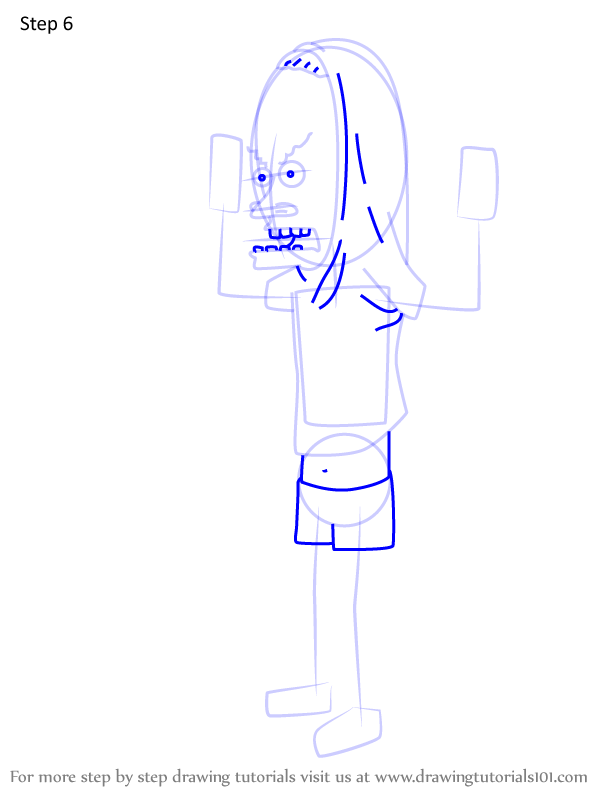 How to Draw The Great Cornholio from Beavis and Butt-Head (Beavis and Butt-Head) Step by Step ...