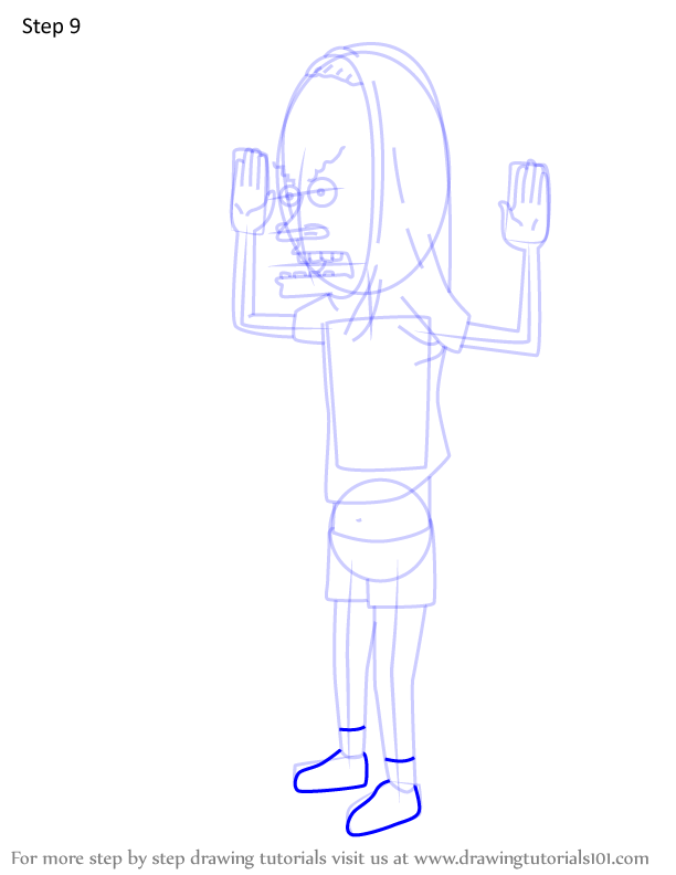 How to Draw The Great Cornholio from Beavis and Butt-Head (Beavis and Butt-Head) Step by Step ...
