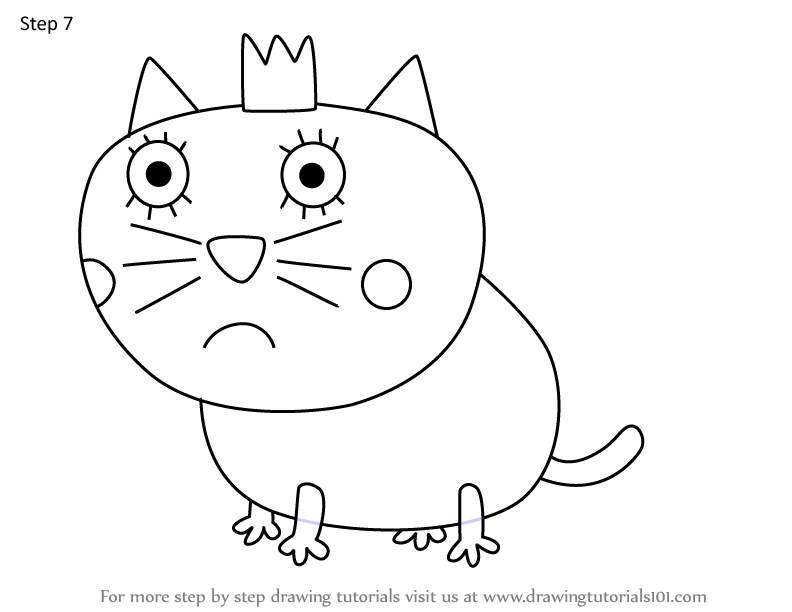 How to Draw Moggy from Ben & Holly's Little Kingdom (Ben & Holly's ...