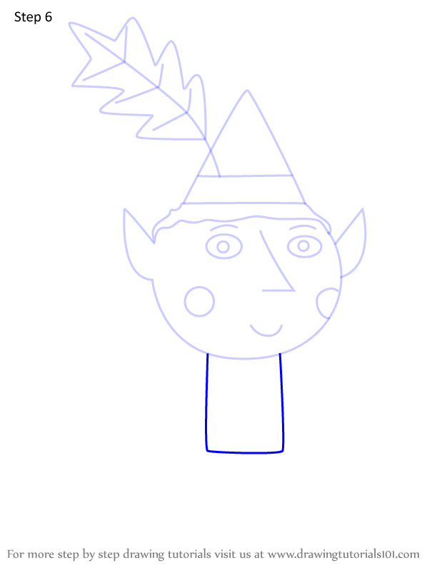 How to Draw Oli Elf from Ben & Holly's Little Kingdom (Ben & Holly's ...