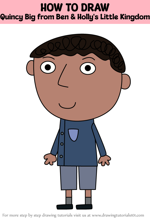 How to Draw Quincy Big from Ben & Holly's Little Kingdom (Ben & Holly's ...