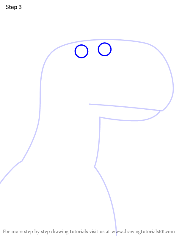 How to Draw Tyrannosaurus from Ben & Holly's Little Kingdom (Ben ...