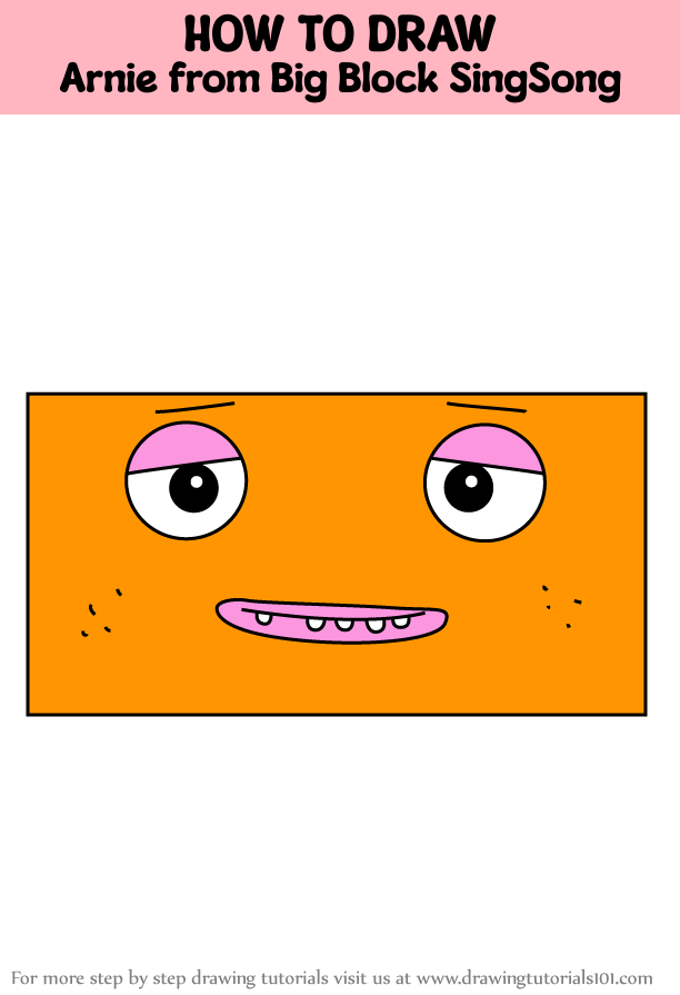 How to Draw Arnie from Big Block SingSong (Big Block SingSong) Step by ...