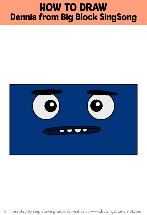 How to Draw Dennis from Big Block SingSong (Big Block SingSong) Step by ...