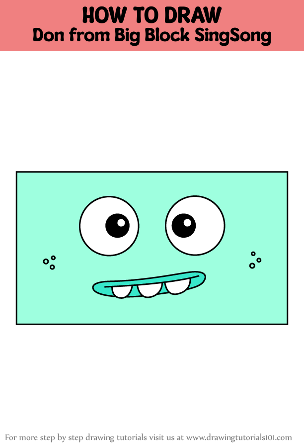 How to Draw Don from Big Block SingSong (Big Block SingSong) Step by ...