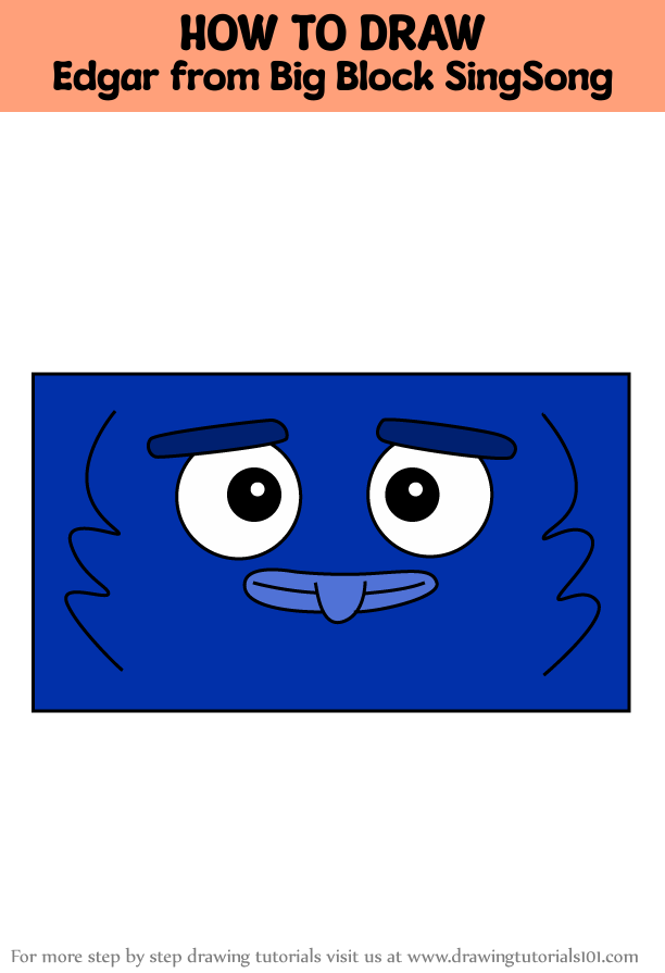 How to Draw Edgar from Big Block SingSong (Big Block SingSong) Step by ...