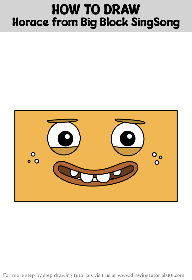 How to Draw Horace from Big Block SingSong (Big Block SingSong) Step by ...