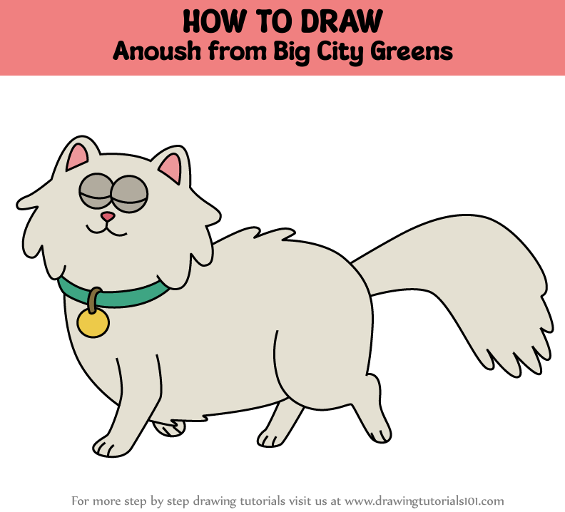 How to Draw Anoush from Big City Greens (Big City Greens) Step by Step ...