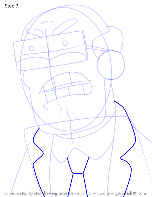 How to Draw Bank Boss from Big City Greens (Big City Greens) Step by ...