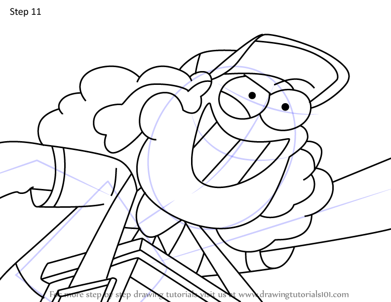 How to Draw Corndog Vendor from Big City Greens (Big City Greens) Step ...