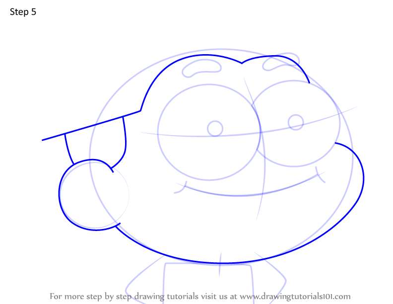 How to Draw Cricket Green from Big City Greens (Big City Greens) Step ...