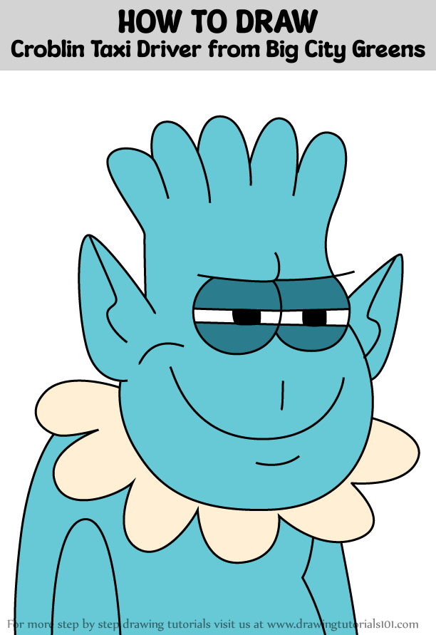 How to Draw Croblin Taxi Driver from Big City Greens (Big City Greens ...