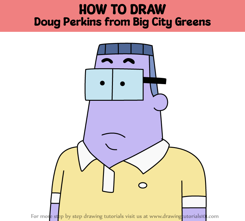 How to Draw Doug Perkins from Big City Greens (Big City Greens) Step by ...