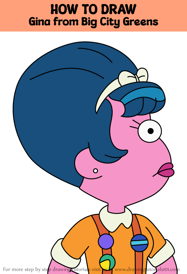 How to Draw Gina from Big City Greens (Big City Greens) Step by Step ...