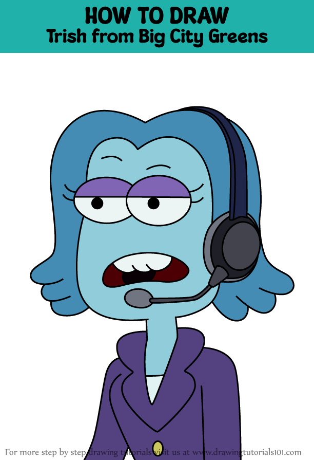 How to Draw Trish from Big City Greens (Big City Greens) Step by Step ...