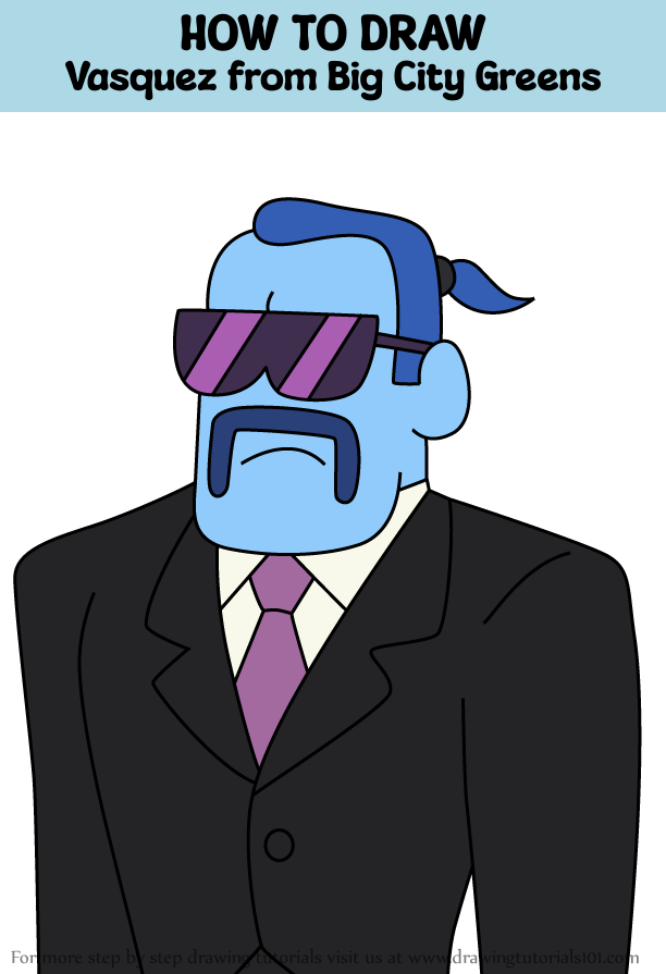 How to Draw Vasquez from Big City Greens (Big City Greens) Step by Step ...