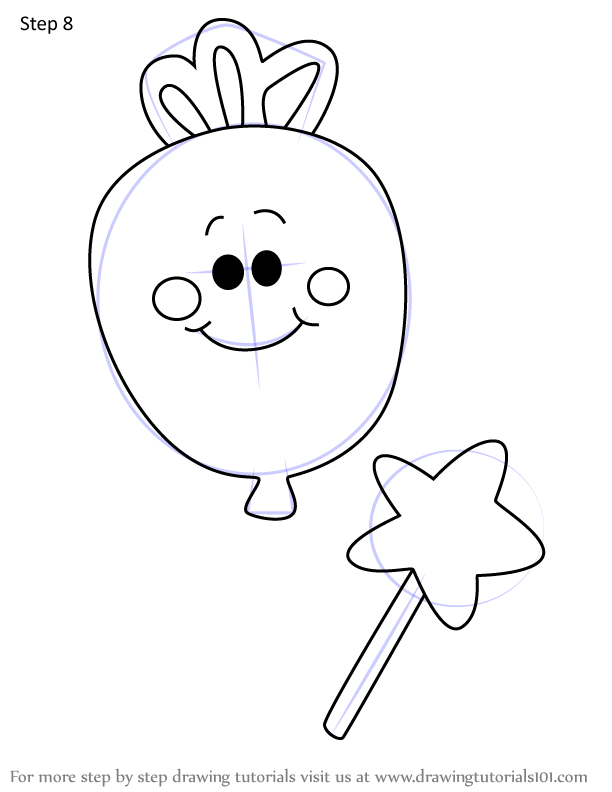 How to Draw Balloon Fairy from Blue's Clues (Blue's Clues) Step by Step ...